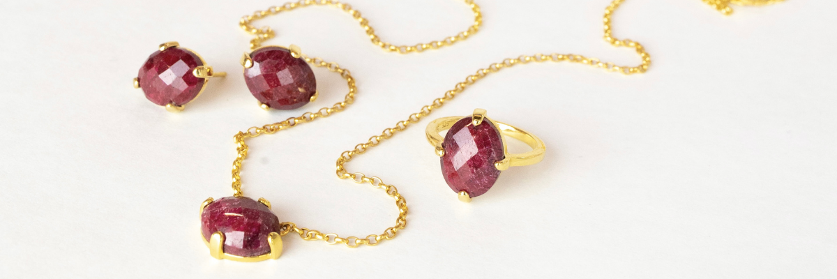July - Ruby – Cathy Pope Jewellery NZ