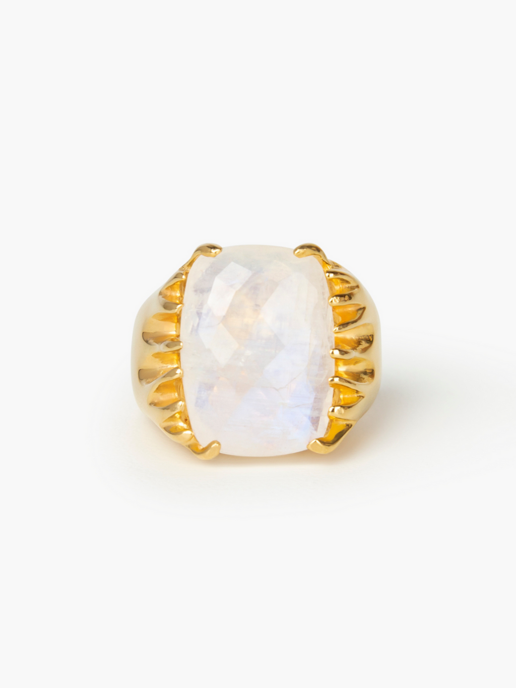 Moonstone Glimmer Gold Ring – Cathy Pope Jewellery NZ