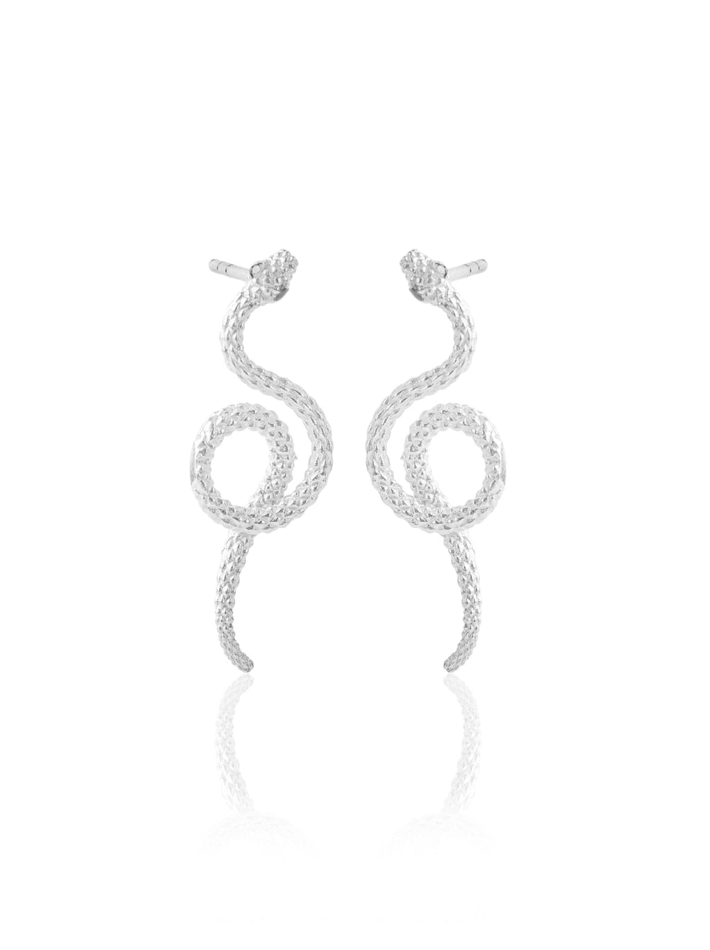 Hoops Brushed Silver | Premium Gemstone Jewellery | Cathy Pope – Cathy ...