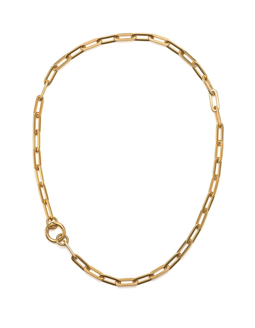 Yellow Gold Loop Necklace | Premium Gemstone Jewellery NZ | Cathy Pope ...