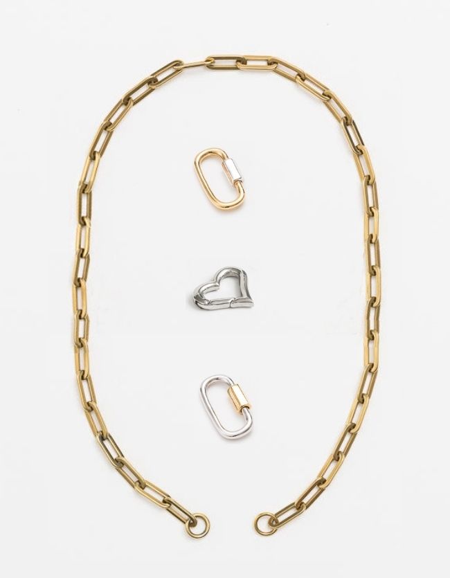 Long Loop Chain - Yellow Gold - Long/Short - combo clasp – Cathy Pope ...